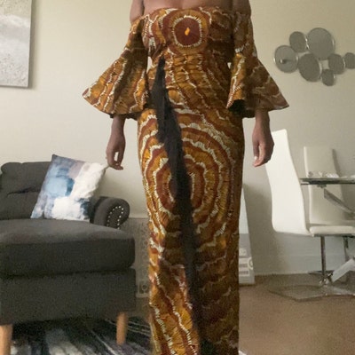 Off Shoulder Summer Long Dashiki, Kente, Prom Dress, Ankara, African ...