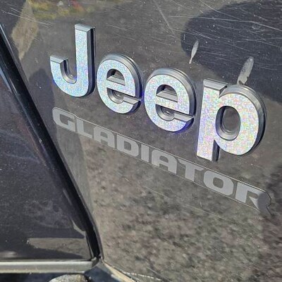 Holographic Crystal Jeep Emblem Sticker Decal, Wrangler JK, TJ, JL ...