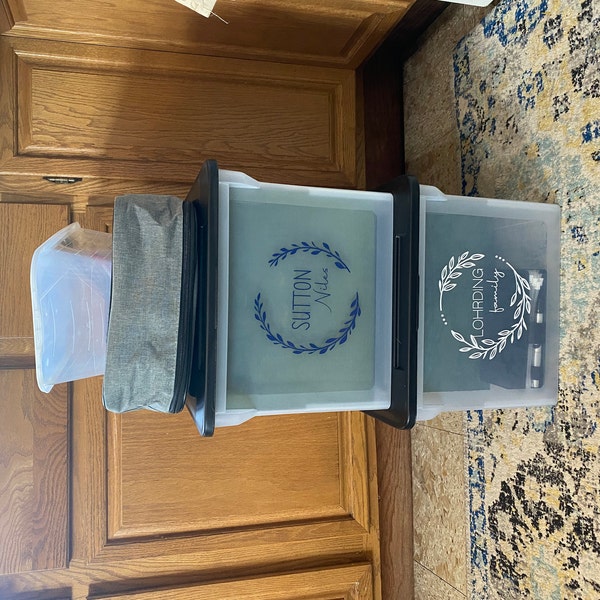 HOME Vinyl Name Decal, File Tote Decal, File Box Decal, Home Files ...