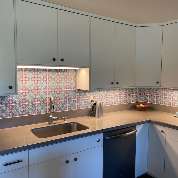 Thatch Modern Kitchen Backsplash Tile 6x6 ~ Mid-century Tile Pattern ...