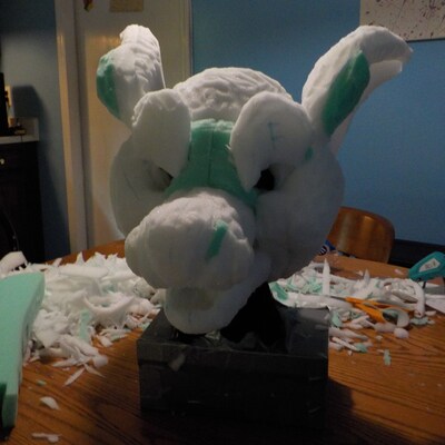 DIGITAL Manokit Foam Head Base Pattern/template for Fursuits PDF ...