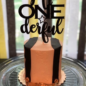 Mr Onederful Cake Topper Mr One Derful First Birthday Cake - Etsy