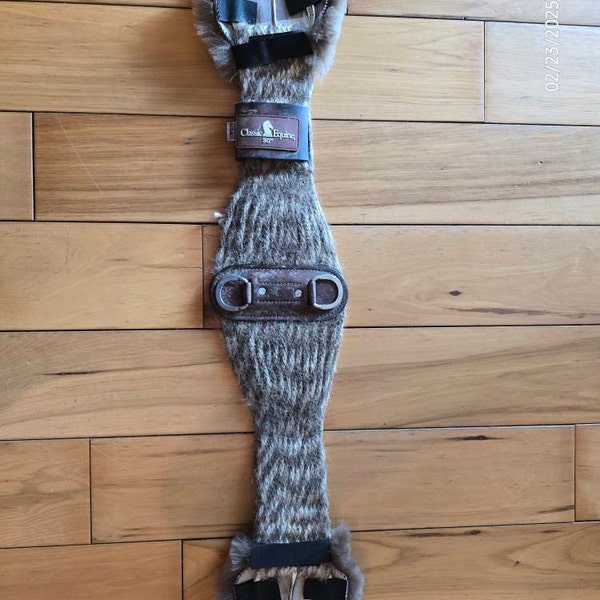 One PAIR Australian Merino Sheepskin CINCH Ring Buckle or Billet Pads ...