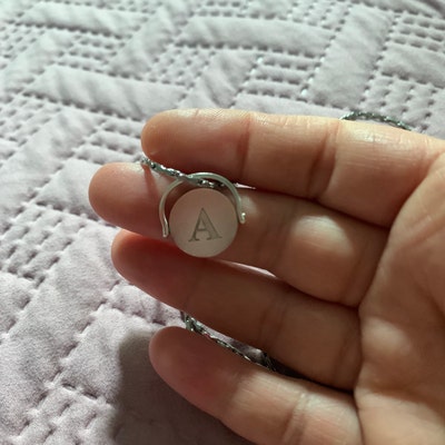 Spinner Pendant Necklace With Curb Chain by Caitlyn Minimalist Custom ...