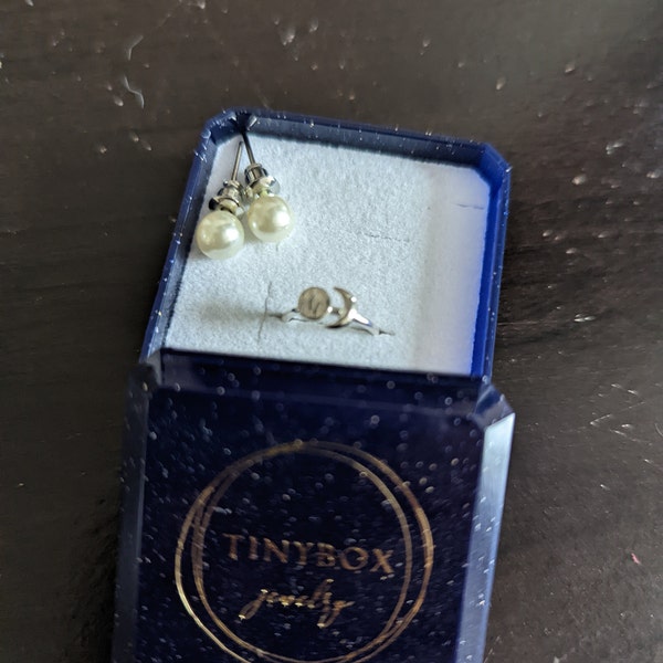 Moon Phases Conch Hoop, Celestial Conch Piercing 14 Gauge, Conch Hoop ...