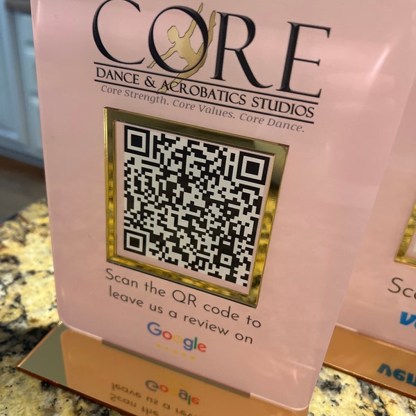 Business Review Link or Social Media QR Code | Salon Sign | Beauty Sign ...
