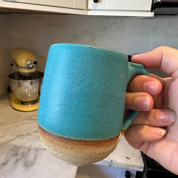 Handmade Ceramic Tea Set With Cups and Teapot, Pottery Tea Set, Blue ...