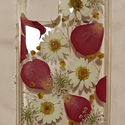 Pressed Flower Orange Lemon Clear Phone Case Lg G7 Thinq Case - Etsy