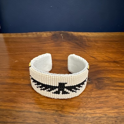 Handmade Beaded Cuff Bracelet CUSTOM Design FREE SHIPPING - Etsy