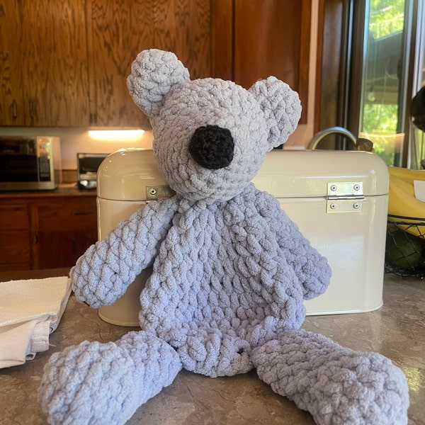 Jr. Bear the Bear Snuggler Crochet Pattern, Bear Pattern, Crochet Bear ...