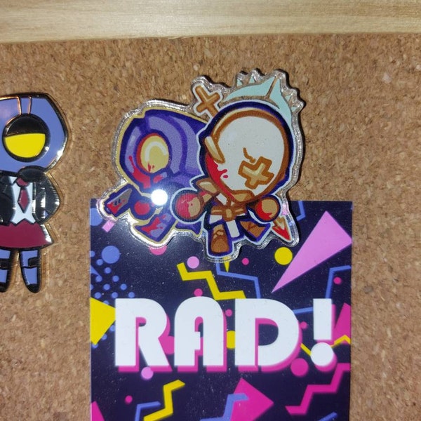 ULTRAKILL V1 and Gabriel Acrylic Pin, Ultrakill Charm, Backpack Decor ...