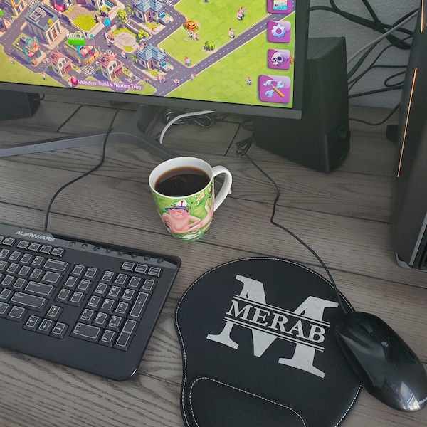 Mouse Pad With Wrist Rest, Mouse Pad Cushion, Mousepad for Men, Mouse ...