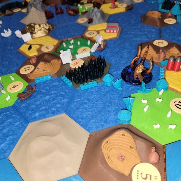 3D Catan Pasture Tile to Produce Wool - Etsy Canada