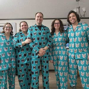 Custom Pajamas, Matching Pet Owner Set, Personalized Photo Pajama Set ...