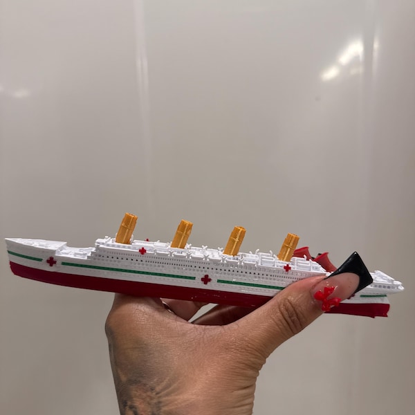 12” HMHS Britannic Model, Britannic Toy, Titanic Toy, Titanic Toys, RMS ...