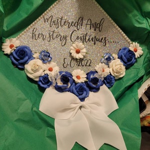 Custom Nurse With Stethoscope and EKG Line Glitter Graduation | Etsy