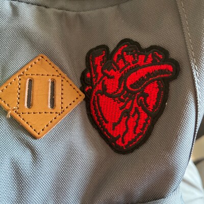 Anatomy Heart Iron on Patch, 3.5 Inch Heart,patch Heart,embroidery ...