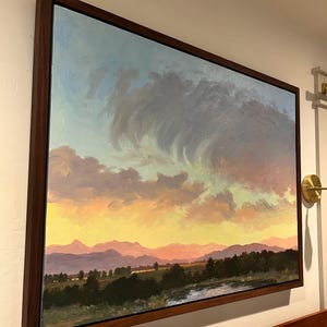 Ambrosia Maple Floater Frame for Art in Custom Sizes Handmade Gift ...