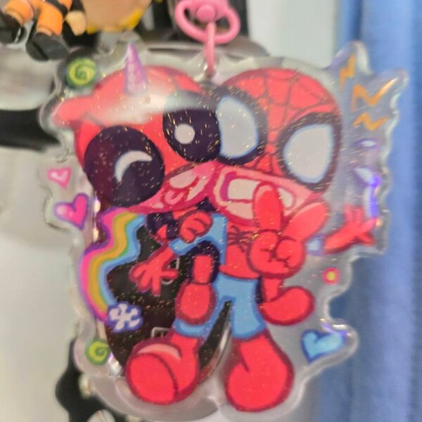 Gyaru Hatsune Miku Acrylic Epoxy Glitter Keychain - Etsy
