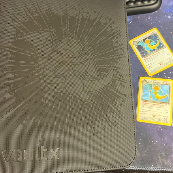 Custom Laser Engraved Binder for TCG Cards - Etsy