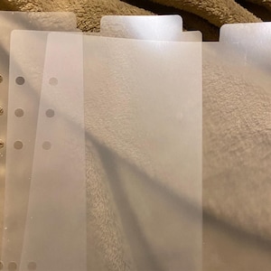 Contacts / Address Book Insert for Filofax, Kikki K, Pellostudio A5, A6 ...