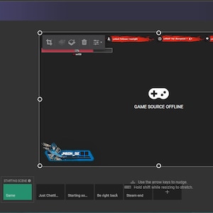 Custom Animated Name Overlay OBS, Streamlabs, Twitch, Youtube, Tiktok - Etsy