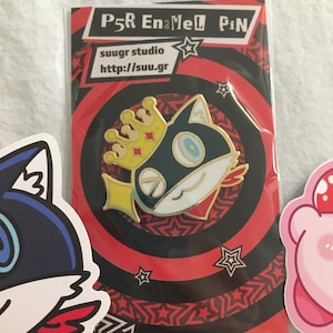Phantom Thief Morgana mona Enamel Pin - Etsy
