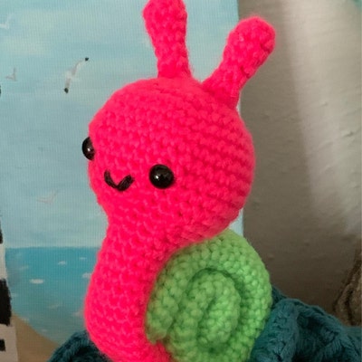 PATTERN: Sally the Snail Crochet Snail Pattern Amigurumi - Etsy