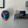 Wall Mounted Mini Helmet L Shaped Display Stand - Vertical Display Hook ...