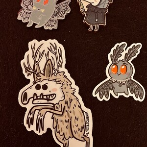 Wendigo Vinyl Sticker Wendigo Sticker Cryptid Sticker Spooky Sticker - Etsy