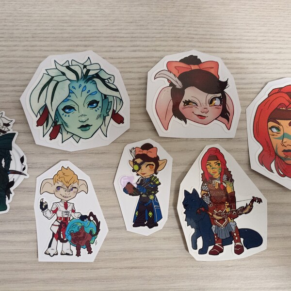 GW2 Braham Stickers - Etsy