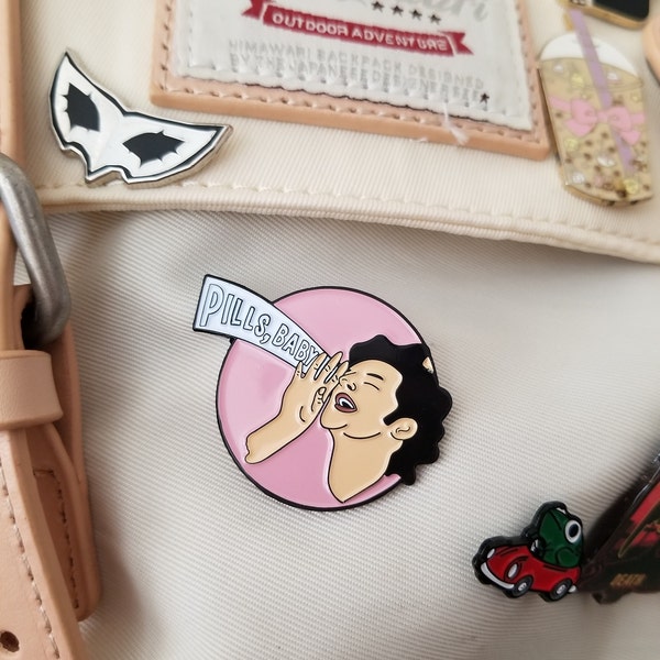 Jean Ralphio Parks and Rec Pills Baby the Worst Enamel Pin - Etsy