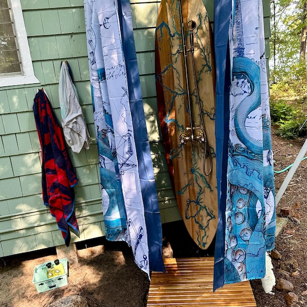 Large Teak Wood Shower/bath Mat - Pool/ Sauna/boat Mat - Non Slip- We ...