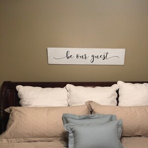 Be Our Guest Sign Guest Room Sign Farmhouse Guest Room | Etsy
