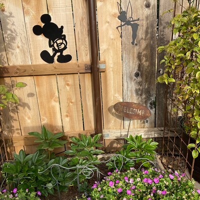 Metal Art 16 Gauge Steel in Black Tinker Bell Wall Sign - Etsy