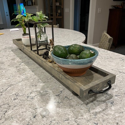 8.75 Width X 2 to 6 Feet Urban Modern Long Wood Tray - Etsy