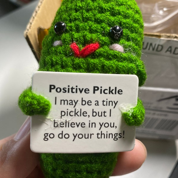 Bulk Sale Crochet Positive Pickles-mental Health Gift for Family ...