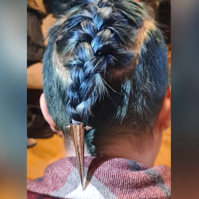 Smaller Hair Spikes Jewellery for Dreadlocks and Braids. Braided Hair ...