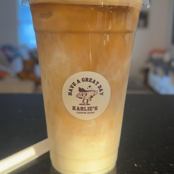 Coffee Shop Labels, Iced Coffee Cup Label, Coffee Shop Party Stickers ...