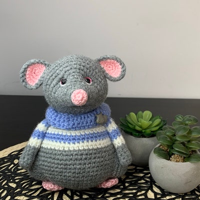 Crochet Morris Mouse Pattern, Amigurumi Mouse Toy, Mouse Toy Pattern - Etsy