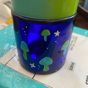 Black Light Glow Trippy Alien Stash Box / Small Rolling Makeup - Etsy