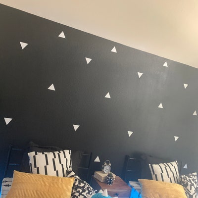 Triangle Wall Pattern Decal Removable Wall Decal Triangle Stickers ...