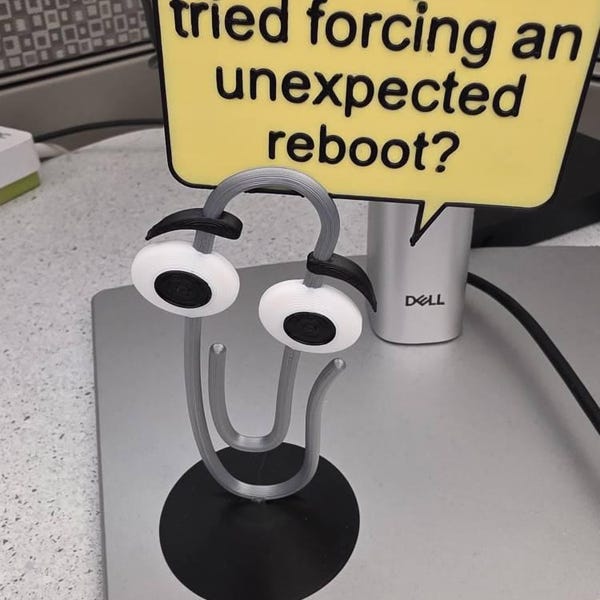 Clippy Desk Decoration | Customizable - Etsy