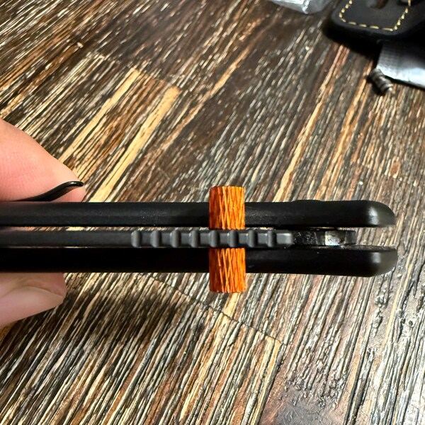 Replacement Scale Barrel Spacers Silver Aluminium Benchmade Bugout Mini ...