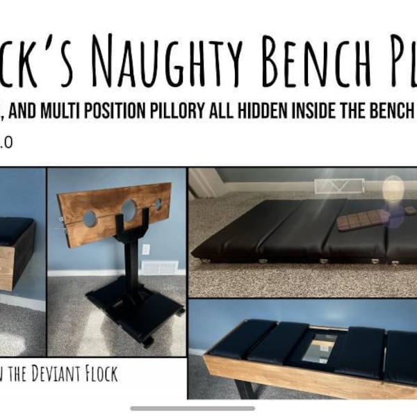 St. Andrews Cross Convertible Hallway Table BDSM Hidden Furniture ...