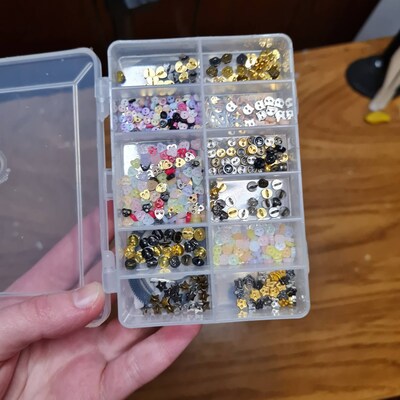 B205 Tiny 3mm Buttons Micro Mini Buttons Tiny Buttons Doll Buttons Doll ...