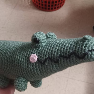 Crocodile Amigurumi Pattern Crochet Pattern Crocodile Pattern Amigurumi ...