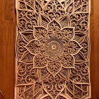 Sri Yantra Shakti Energy Wall Decor, Wood Chakra Mandala, Divine ...