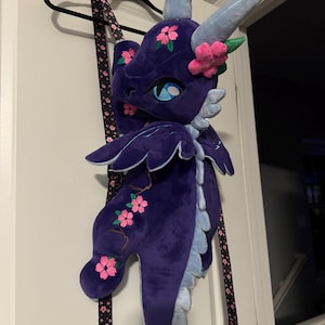 Build A Dragon Backpack,large Plush Dragon Backpack Minky With Custom ...