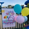 Editable Splash Pad Party Sign, Splash Pad Party Sign, Water Park Party ...